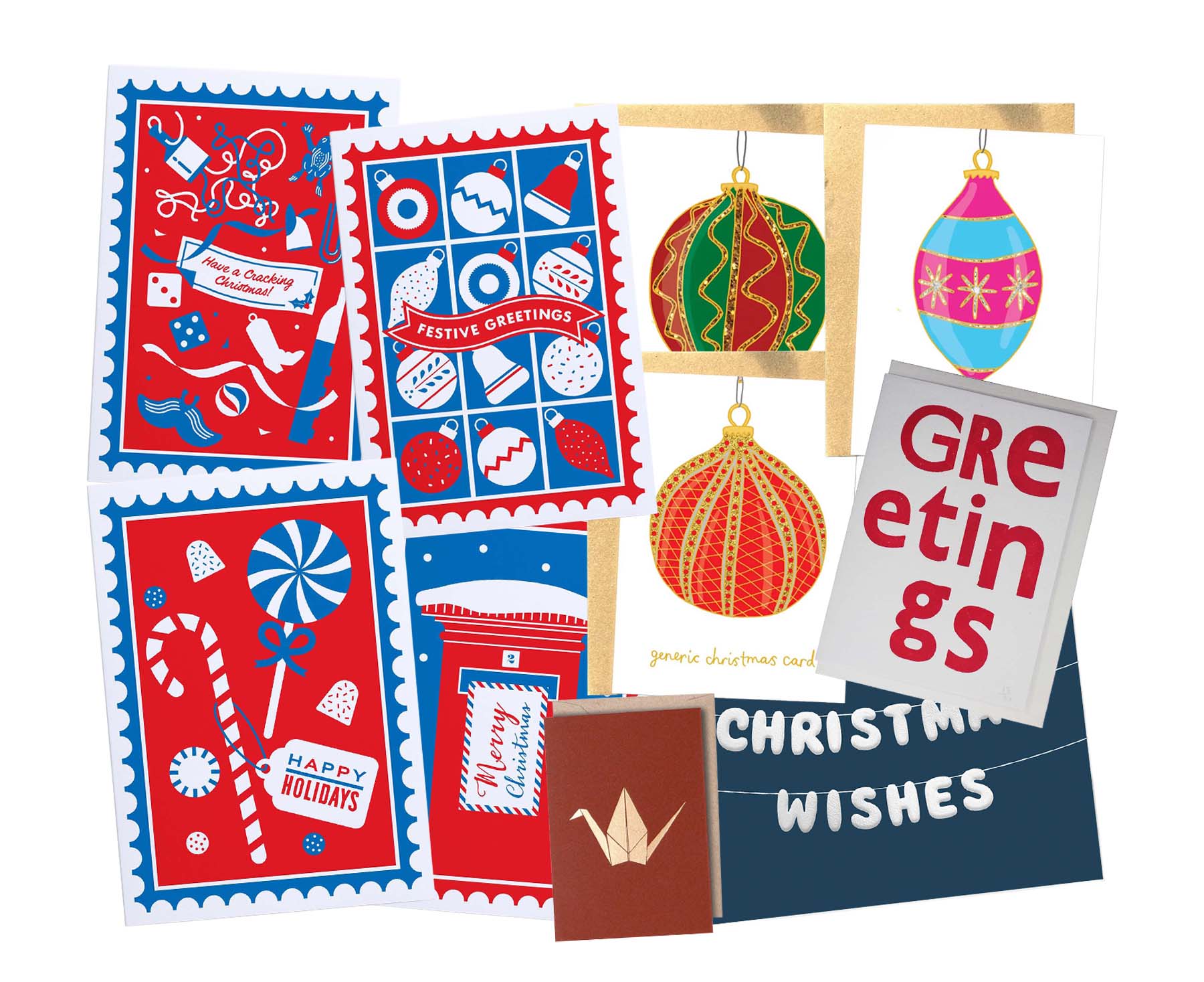 Ten Christmas Cards Clearance Bundle 5 – The Letter Arty