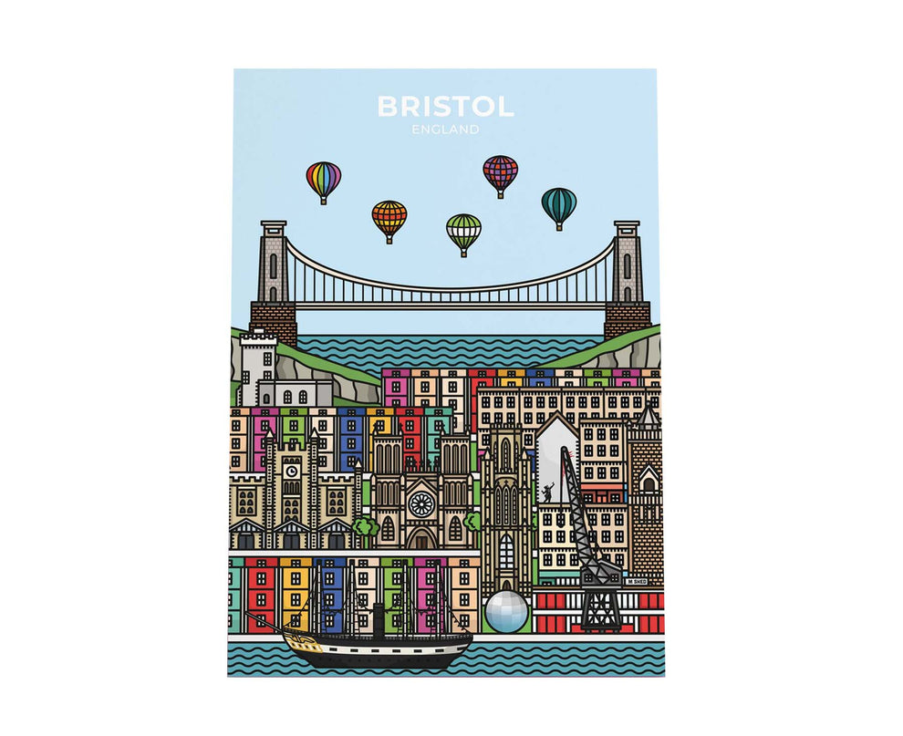 Bristol Landmarks Print – The Letter Arty